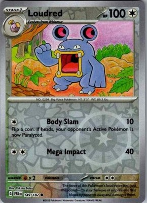 Pokemon TCG Loudred Reverse Holo | eBay