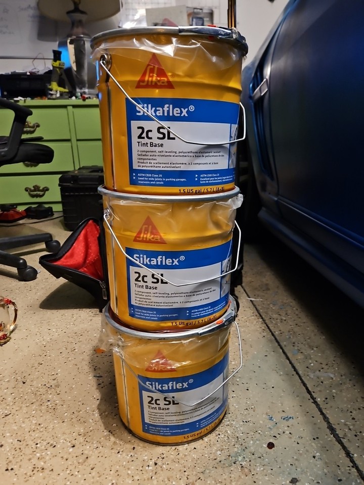 Sika - Sikaflex 2c SL MIX - 1.5 Gallon - Self Leveling - Limestone, all ...