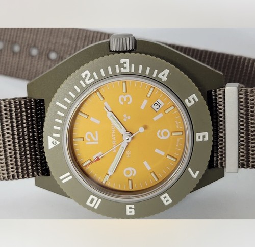 Marathon Watch Co. X J.Crew Navigator Watch Altitude Orange Swiss Made ...