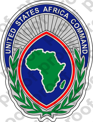 STICKER U.S. Africa Command (AFRICOM) Distinctive Unit Insignia | eBay