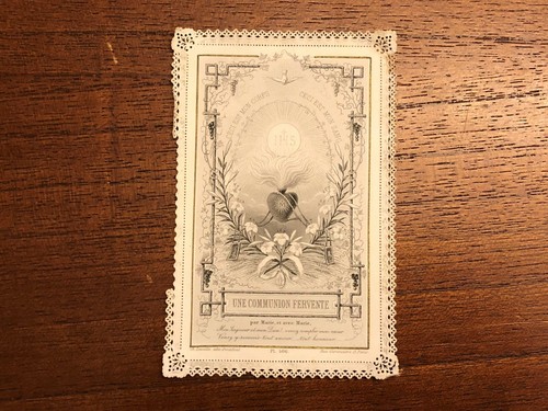 Canivet & Image Pious & Prayer & Antique & Bible & Liturgy & Sainte N ...