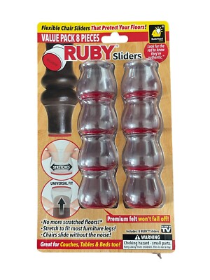 Ruby Sliders As Seen On TV 8 Pack Chair Covers Originals from Bulbhead ...