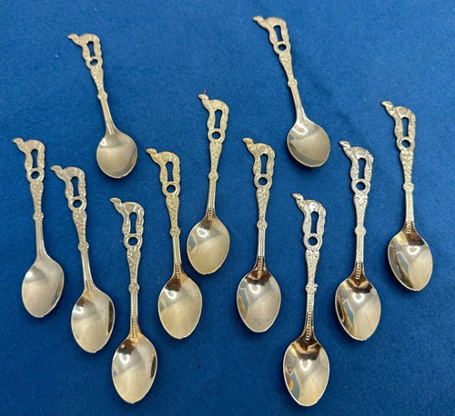 11 Collectible 4" Camel Plated Vintage Demitasse Souvenir Spoons | eBay
