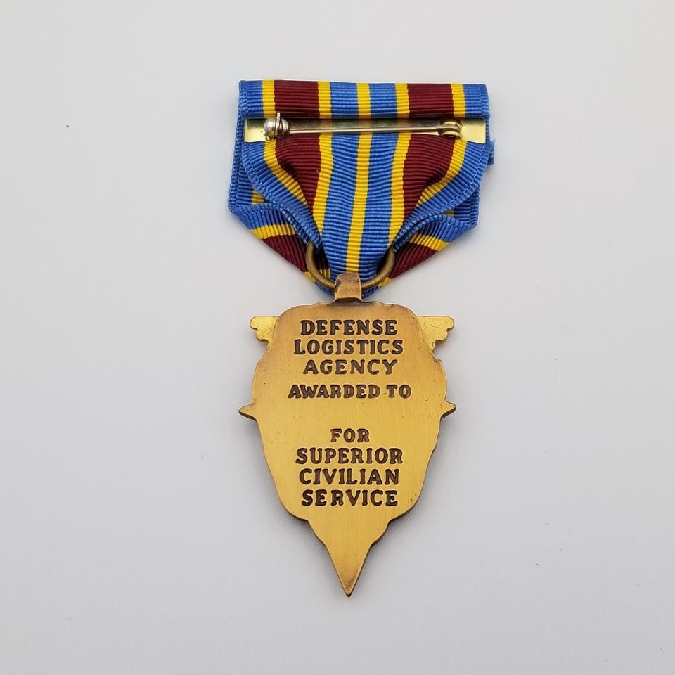 US Defense Logistics Agency DLA Superior Civilian Service Medal & Lapel ...