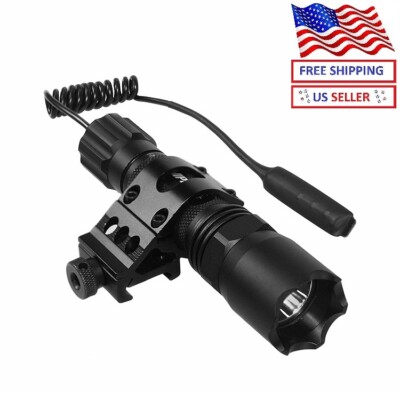 Sniper 1000 Lumen Flashlight LED Light with Picatinny Rail Mount ...