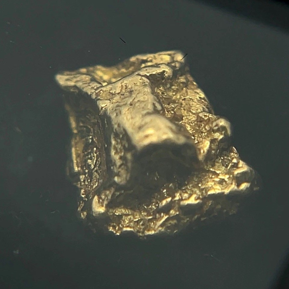 CLEAN 2.2g Alaskan Natural Gold Nugget 22k In Presentation Case XRF ...