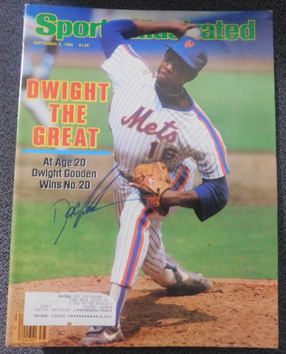 dwight gooden Autographed Sports Illustrated Magazine Full september 2 ...