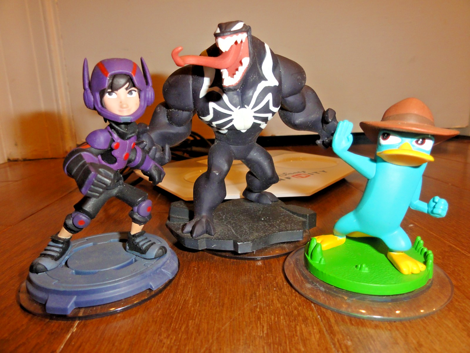 Disney Infinity Big H6 Hiro Hamada, Venom & Agent P plus Portal Xbox ...