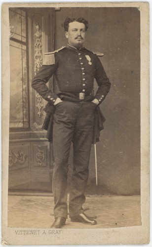 CDV circa 1865. Militaire, sous-lieutenant. Militaria. Officier. | eBay