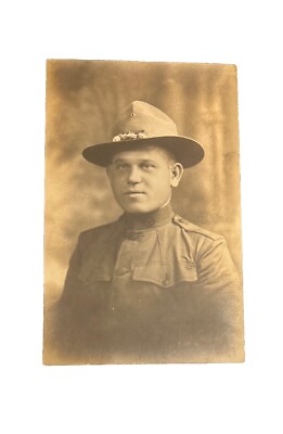 RPPC US Soldier Harry Wolfe of Camden, NJ 65th Aero Squadron Kelly ...