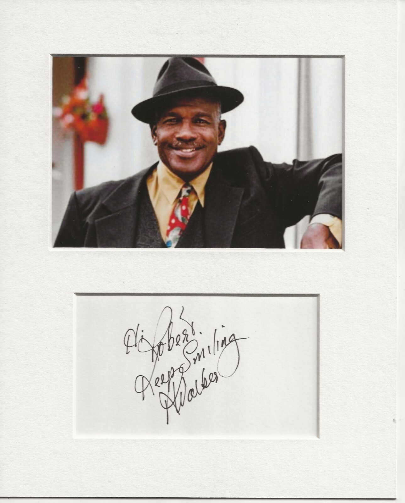 Rudolph Walker eastenders signed genuine authentic autograph UACC RD ...
