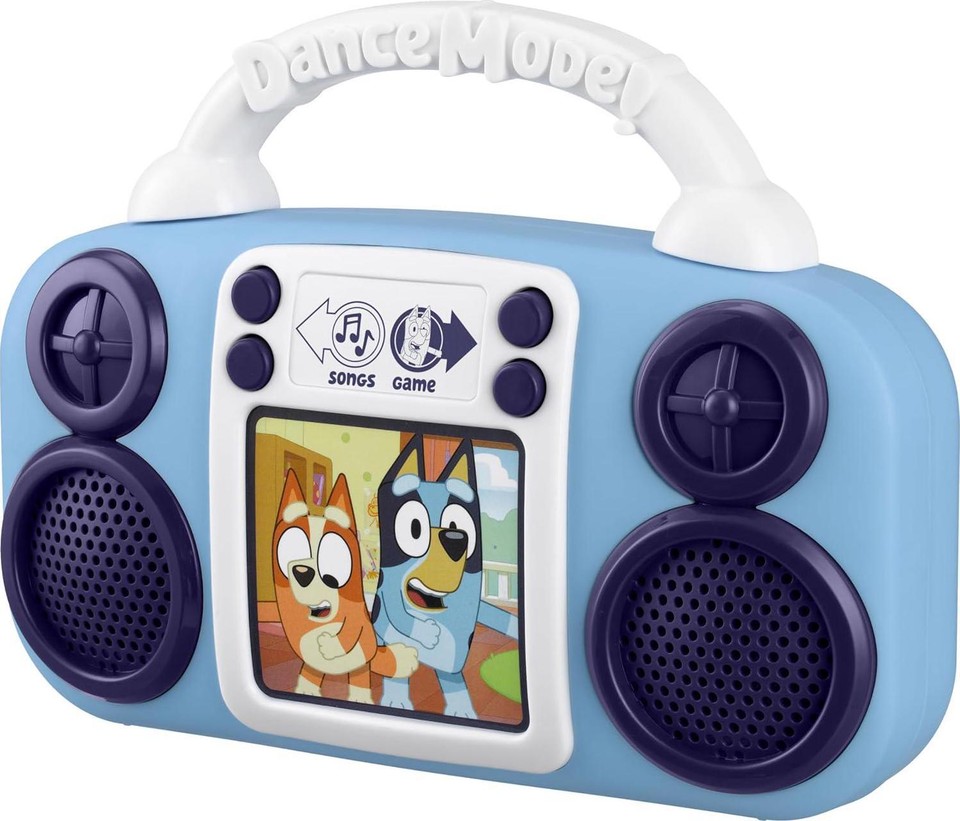 EKids Bluey Toy Music Player, Toy For Toddlers With Built-in Music For ...