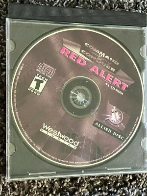 Command & Conquer: Red Alert ALLIED DISC ONLY Original CD Disk CD-ROM ...