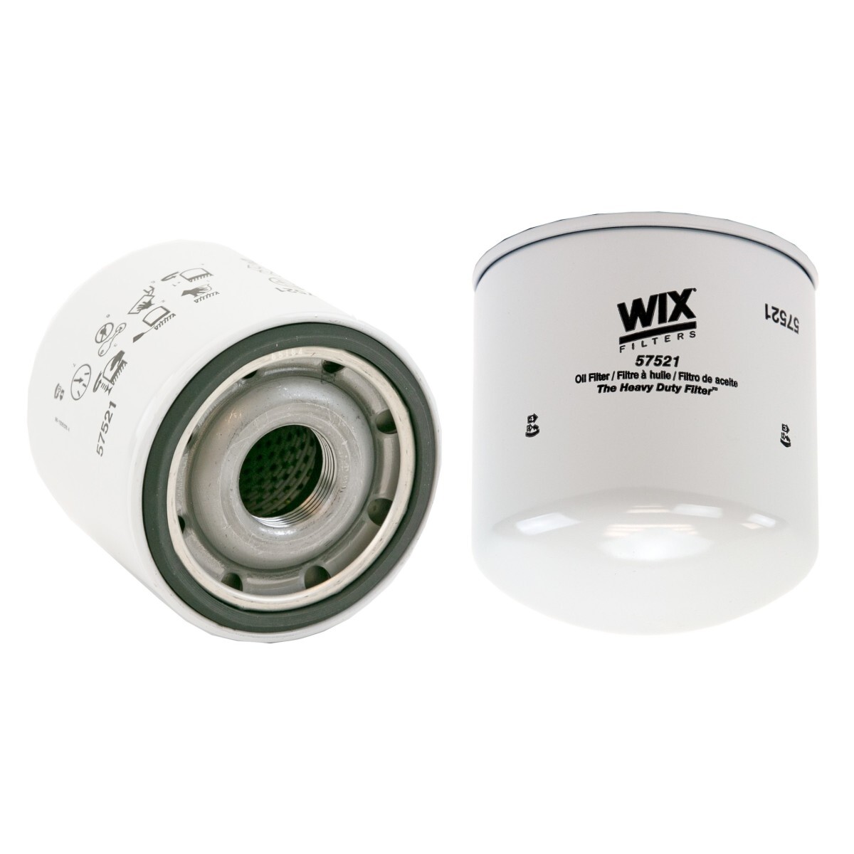 57521 WIX Oil Filter for Chevy Isuzu NPR-HD NPR-XD NQR NRR GMC W4500 ...