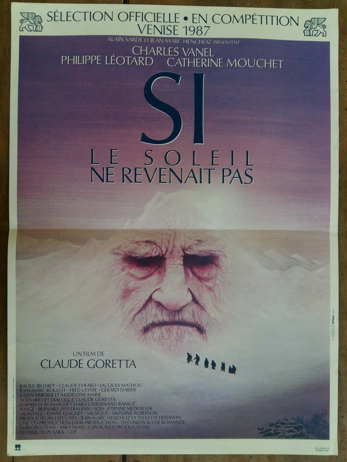 Poster IF THE SUN DID NOT COME BACK Charles VANEL Philippe LEOTARD ...