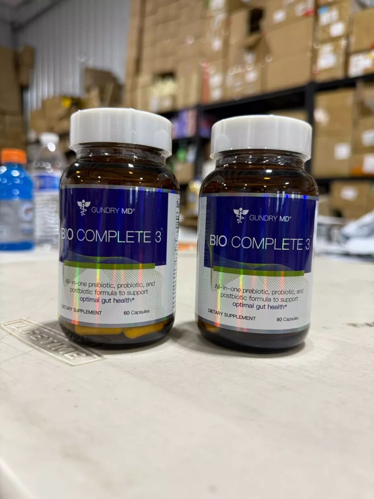 GUNDRY MD BIO COMPLETE 3 Capsules 60 Count NEW PREBIOTIC New ( Pack of 2 )