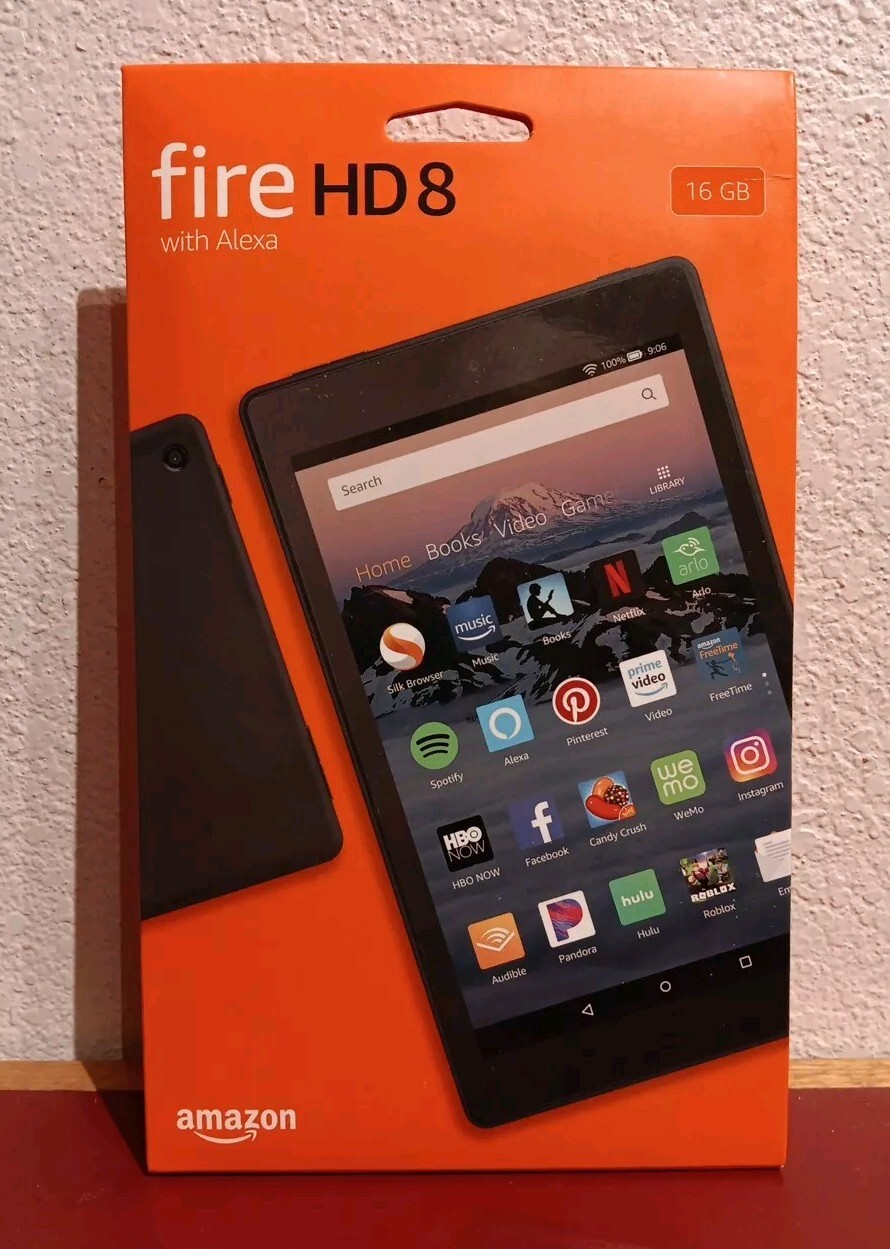 Amazon Fire HD 8 (8th Generation) 16 GB, Wi-Fi, 8 in - Black (without ...