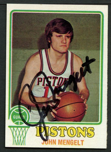 John Mengelt #3 signed autograph auto 1973-74 Topps Basketball Trading ...