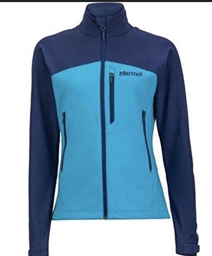 Marmot Women's Estes M3 Softshell Full Zip Jacket - Medium (Blue) | eBay