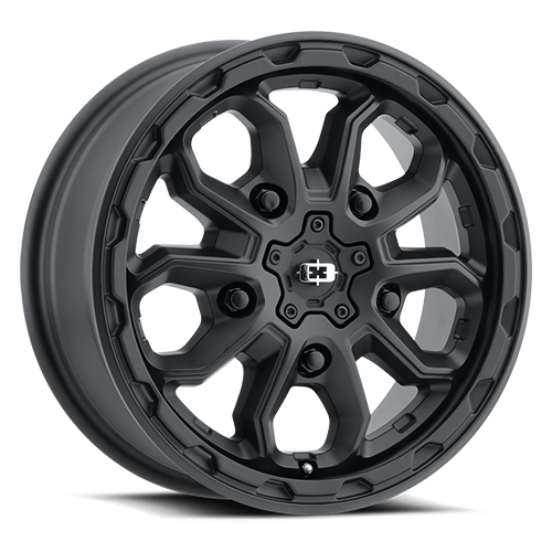 VISION 410 Korupt Rim 17X7.5 6X130 Offset 45 Satin Black (Quantity of 4 ...