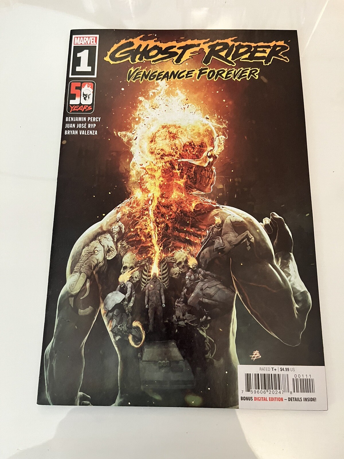 Ghost Rider Vengeance Forever #1 2022 1st app Necro Benjamin Percy ...