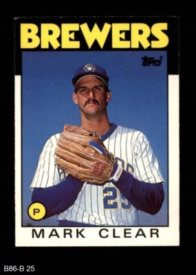 1986 Topps Traded #25 Mark Clear T Brewers 8 - NM/MT | eBay