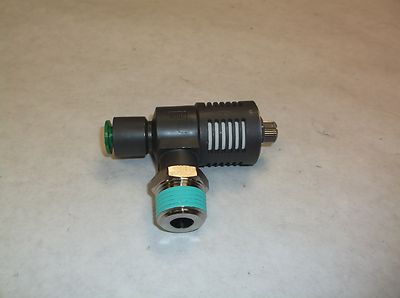 New SMC ASV510F-N04-11S Speed Exhaust Control Valve, Tee, 1/2 In, 5UPE2 ...