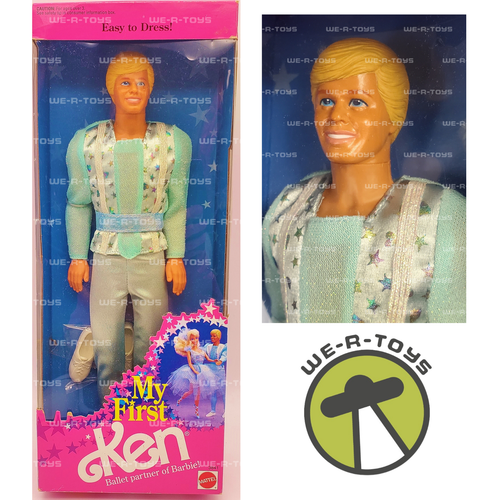 Barbie My First Ken Ballet Partner of Barbie Doll Mattel 1991 No. 3841 ...