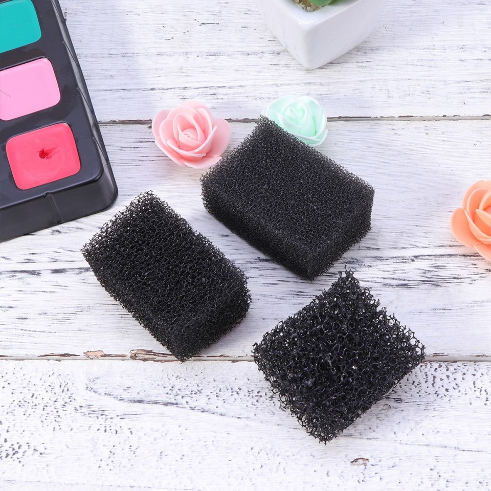 3 PCS Beauty Sponges for Makeup Black Scar Stipple Special Effect ...