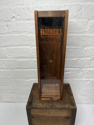 Booker's uncut & unfiltered small batch bourbon series wood box ...