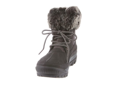BEARPAW Women's Becka Black/Grey Size 9 Boot Suede 1934W012 NEW | eBay