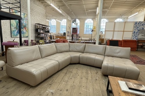 vintage modular leather sofa 1960s 70s Heals timothy oulton de sade ...
