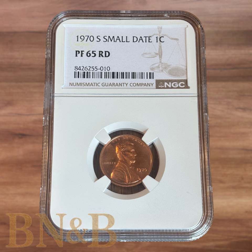 1970 S Lincoln Cents Small and Large Date Proof Set | eBay