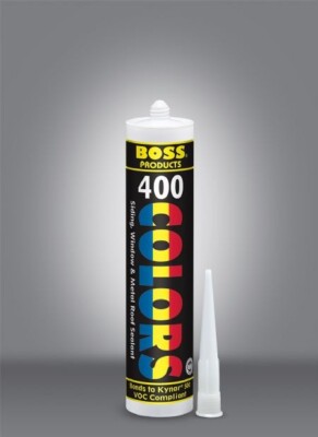 BOSS 400 COLORS SIDING WINDOW & METAL ROOF SEALANT - Color Black | eBay