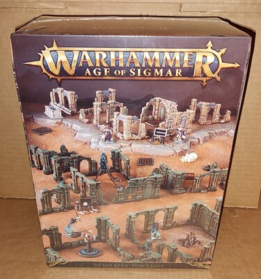 WARHAMMER - AGE OF SIGMAR - DESOLATED TOWNSHIP - AZYR RUINS - NIB - GW ...