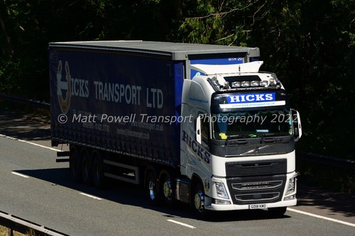 Truck Photo 12x8 - Volvo FH500 - Hicks Transport Ltd - GD18 KMO | eBay