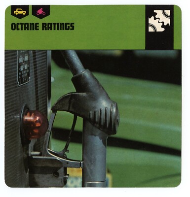 Octane Ratings - Car Mechanics Auto Rally Edito Service SA Card | eBay