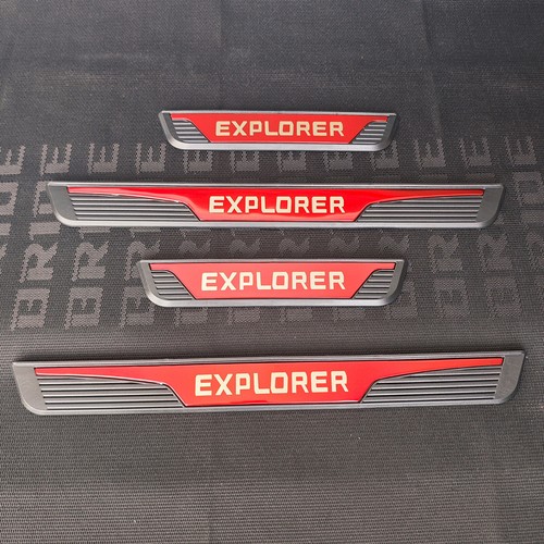 For Ford Explorer Accessories Auto Door Sill Cover Panel Step Protector ...