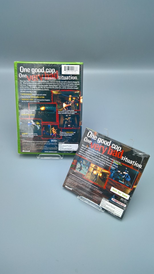 Dead to Rights (Microsoft Xbox) **SEALED** + Dead to Rights Demo Disc ...