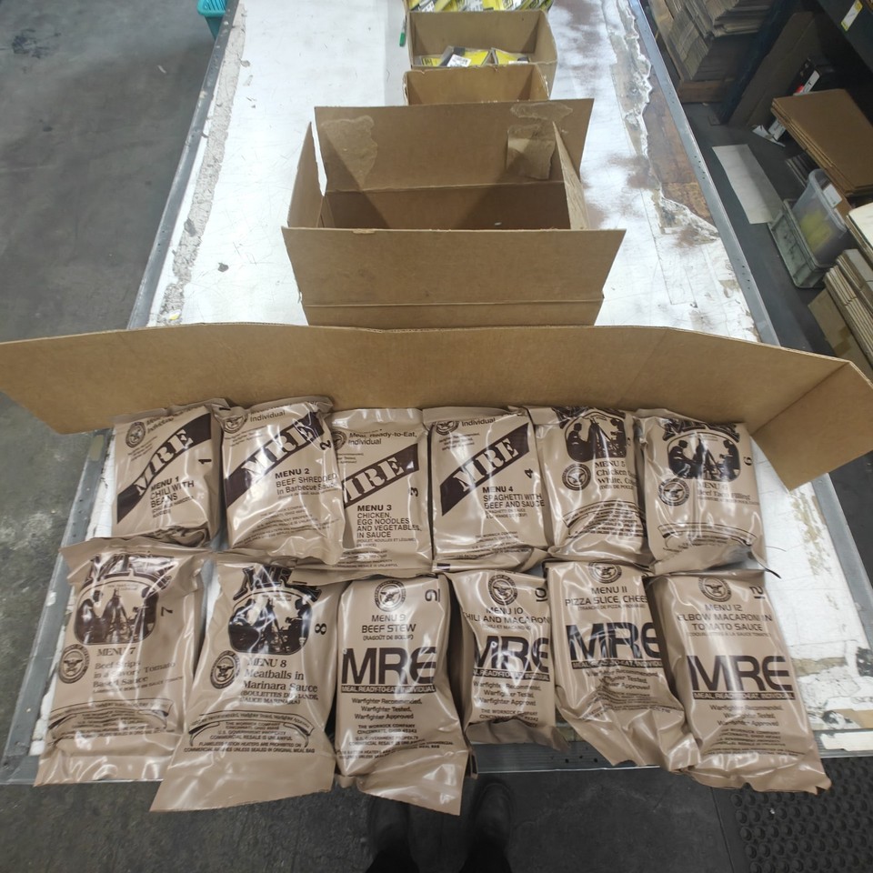 MRE U.S. Military Ready to Eat Meals INSP 2025 Box A | eBay