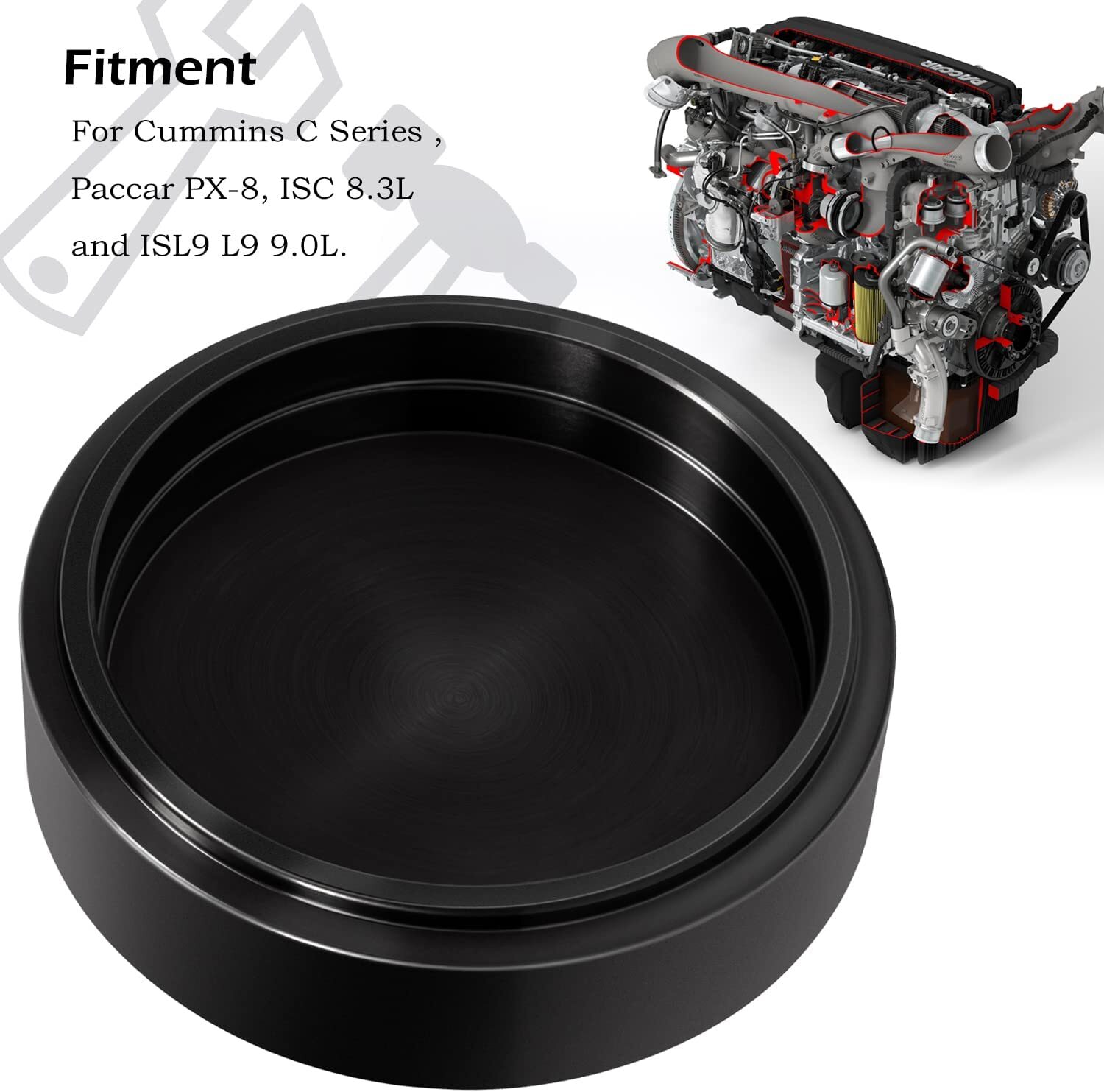 3824499 Front Crank Seal Installer Tool For Cummins For ISC 8.3L & ISL9 ...