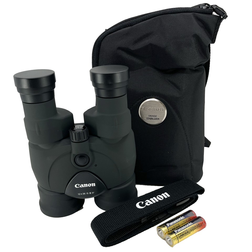 Canon 12x36 IS III Binoculars – Image Stabilized, 12x Magnification ...