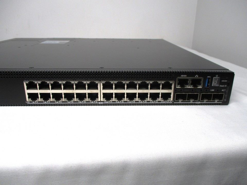 Dell N3224T-ON 24 Ports RJ45 1Gbps 4x 10G SFP+ 2X 100G QSFP28 Network ...