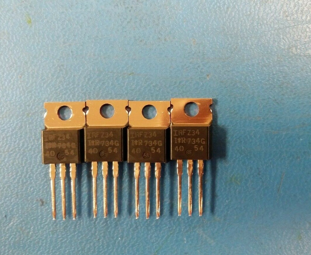 (4 PCS) IRFZ34 IR Trans MOSFET N-CH 60V 30A 3-Pin(3+Tab) TO-220AB | eBay