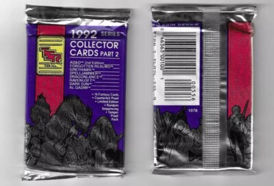 TSR 1992 Series Collector Cards Part 2 ~ SEALED PACK / Volume Discount ...