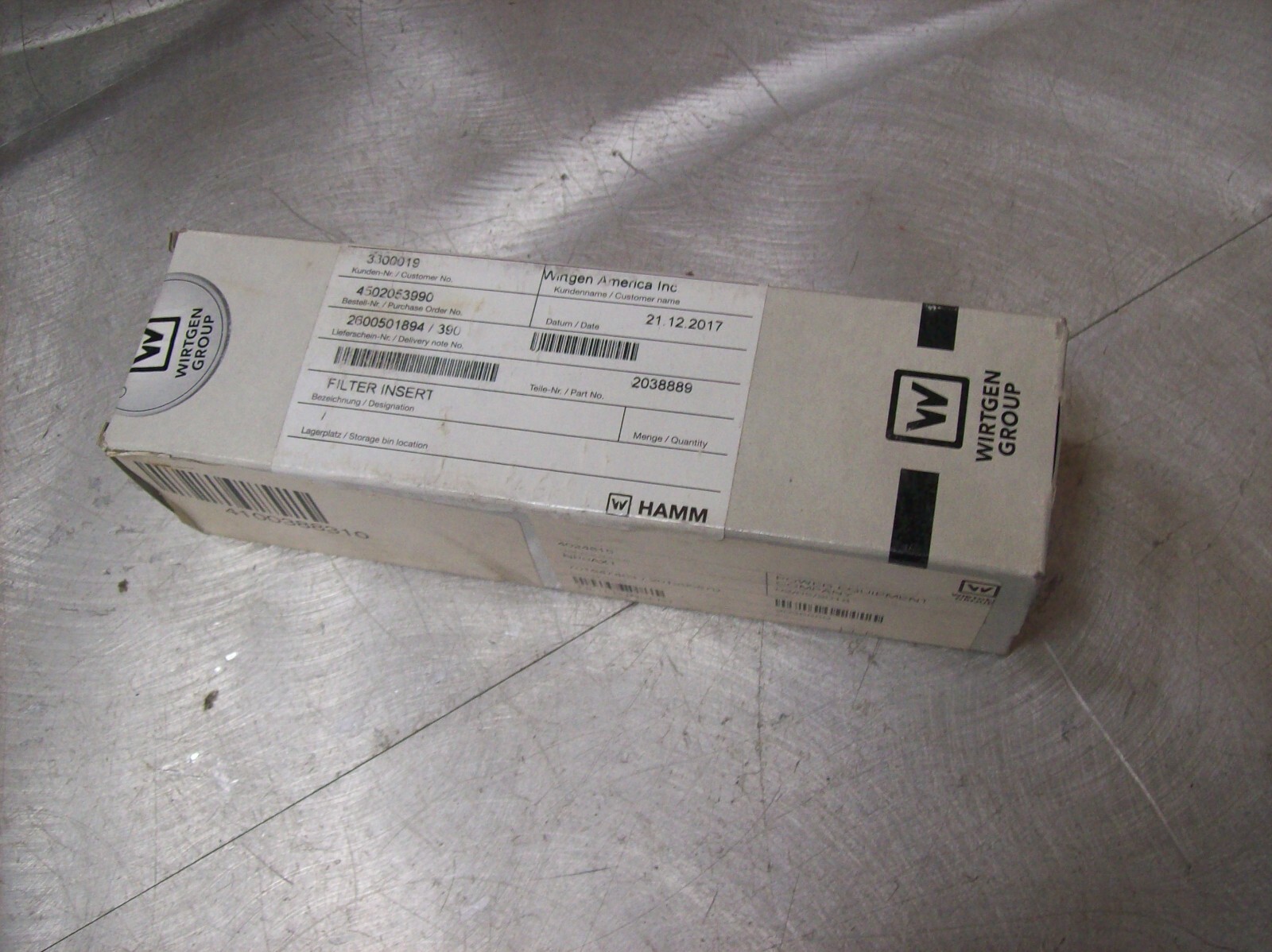 Wirtgen Genuine OEM Filter 2038889 | eBay