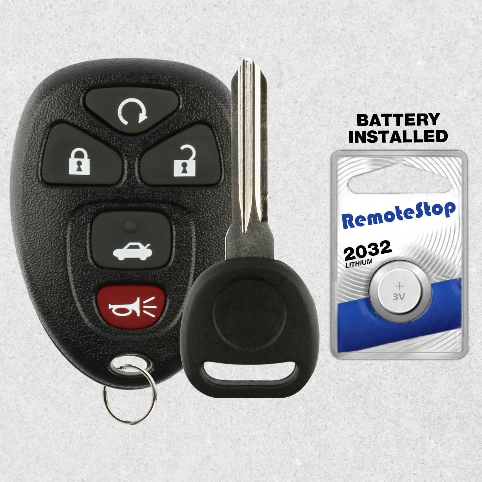 For 2008 2009 2010 2011 2012 Chevrolet Malibu Keyless Remote Car Fob ...