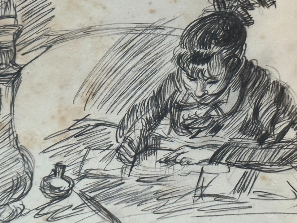 Claude Monet Unknown Origin Sketch with Stamps on Verso | eBay