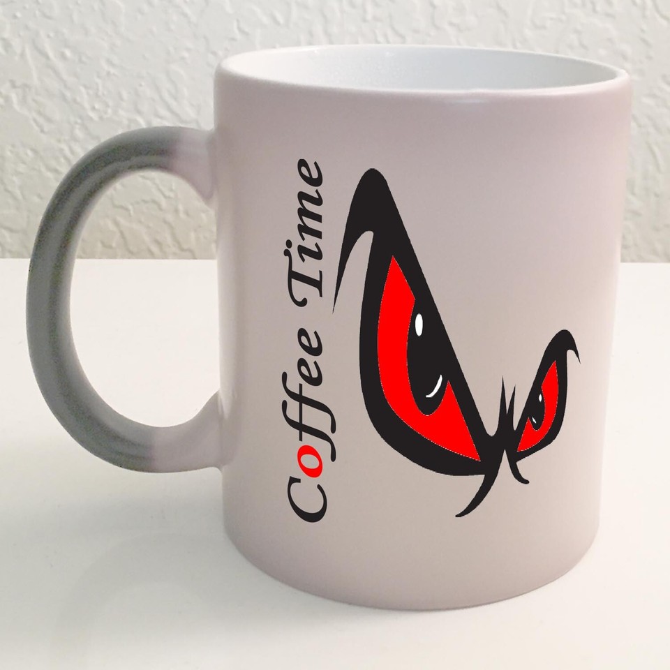 Coffee Time Mug, Coffee Cup mug Heat Color Changing Cup Gift, Free ...