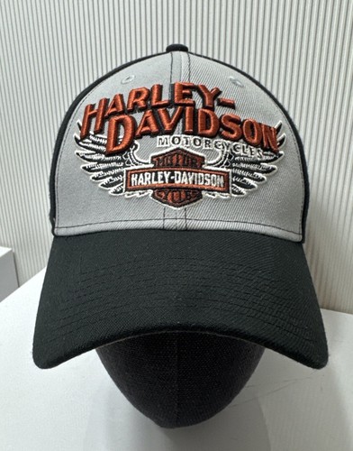 Harley Davidson Embroidered New Era 39 Thirty Fitted Black Hat Cap ...